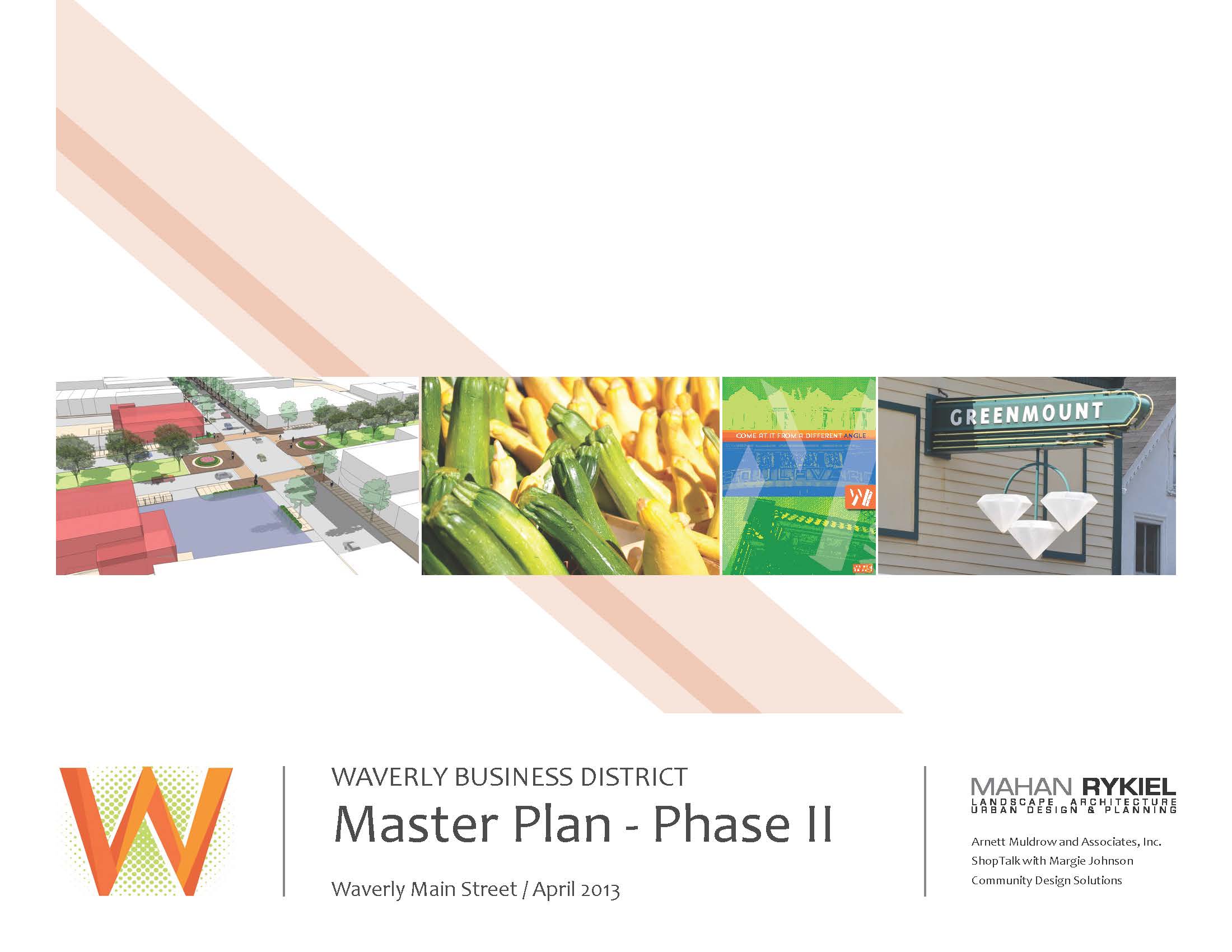 Waverly Main Street Master Plan - Mahan Rykiel Associates