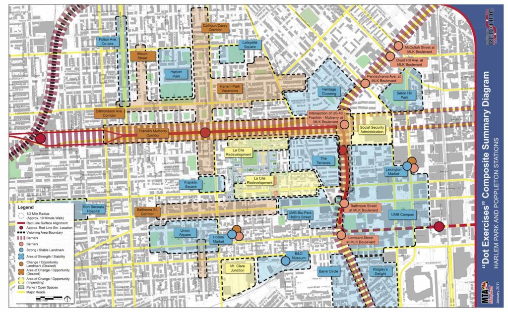 Baltimore Red Line Landscape Architecture
