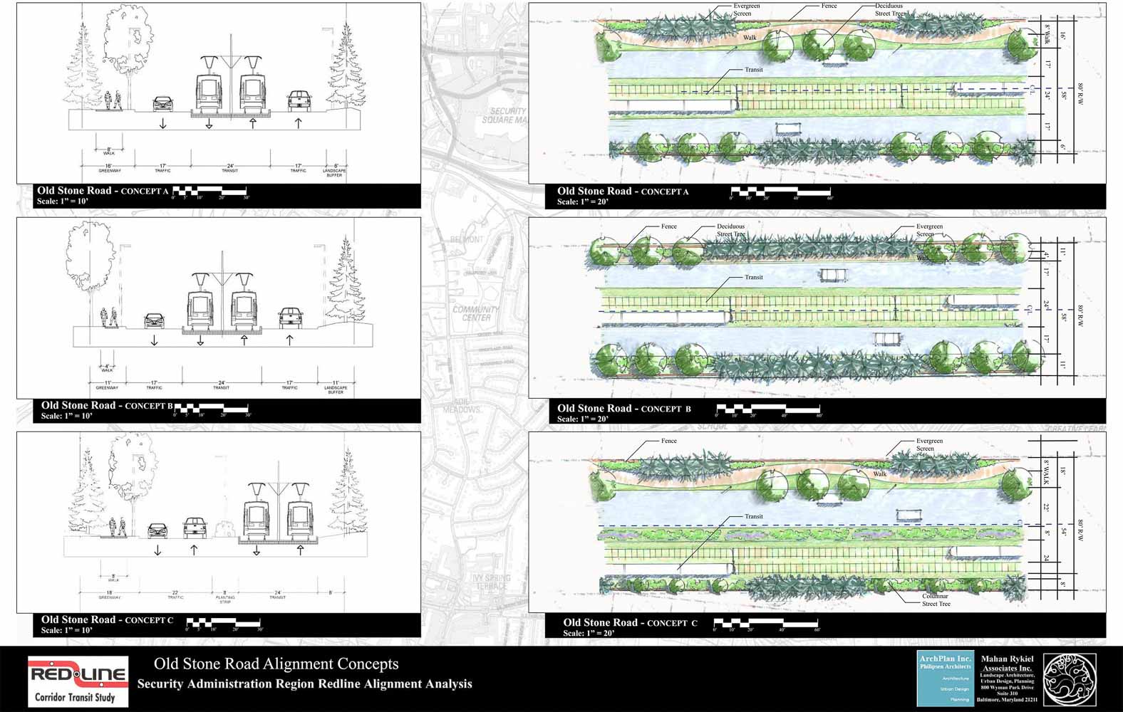 Baltimore Red Line Landscape Architecture