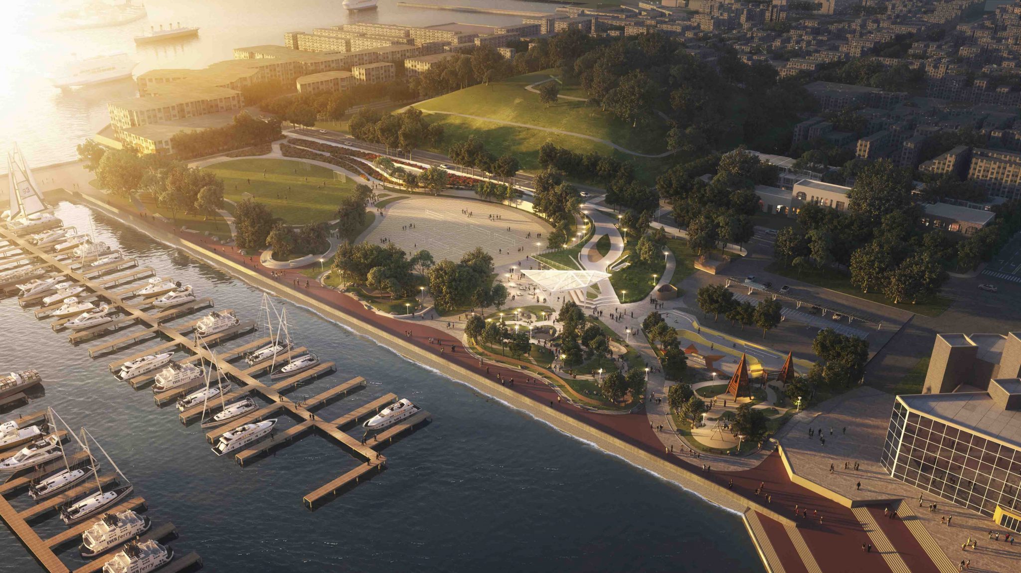 Rash Field at Baltimore Inner Harbor