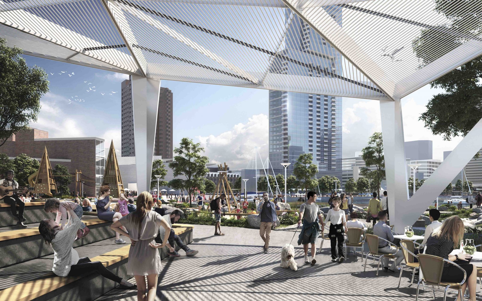 Rash Field at Baltimore Inner Harbor